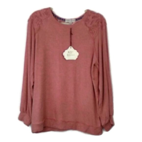 KNOTT ROSE | Sweaters | Knott Rose Lace Detail Sweatshirt | Poshmark